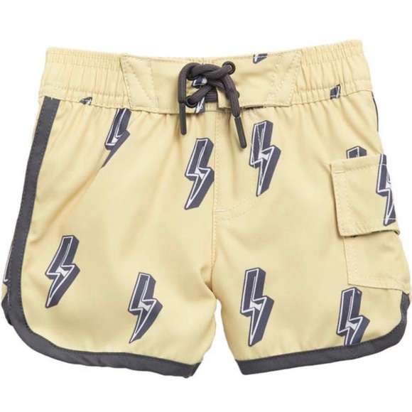 Sovereign Code | Swim | Nwt Babykids Lightning Bolt Swim Trunks | Poshmark